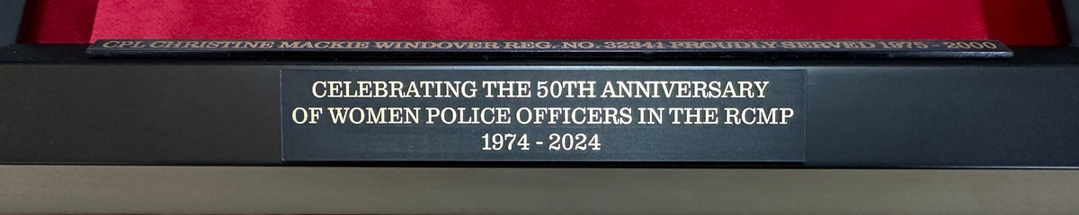 50th Anniversary of Women Police Officers in the RCMP Commemorative Pl ...