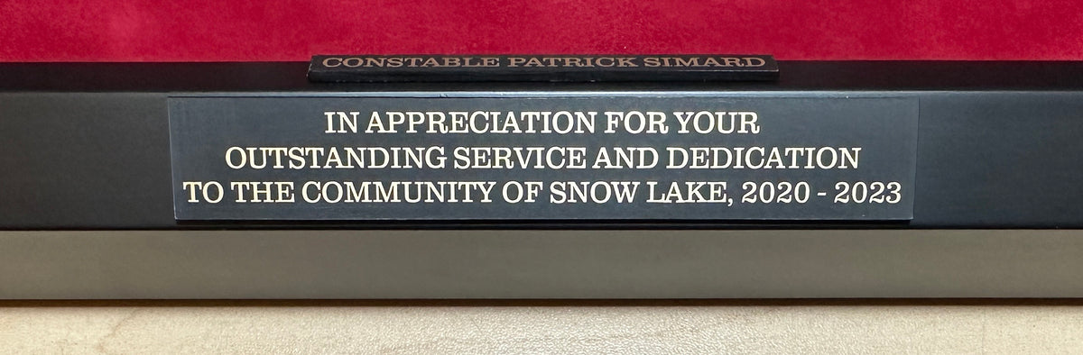 Snow Lake Fire Department – Glass Treasures By Bonnie Saunders