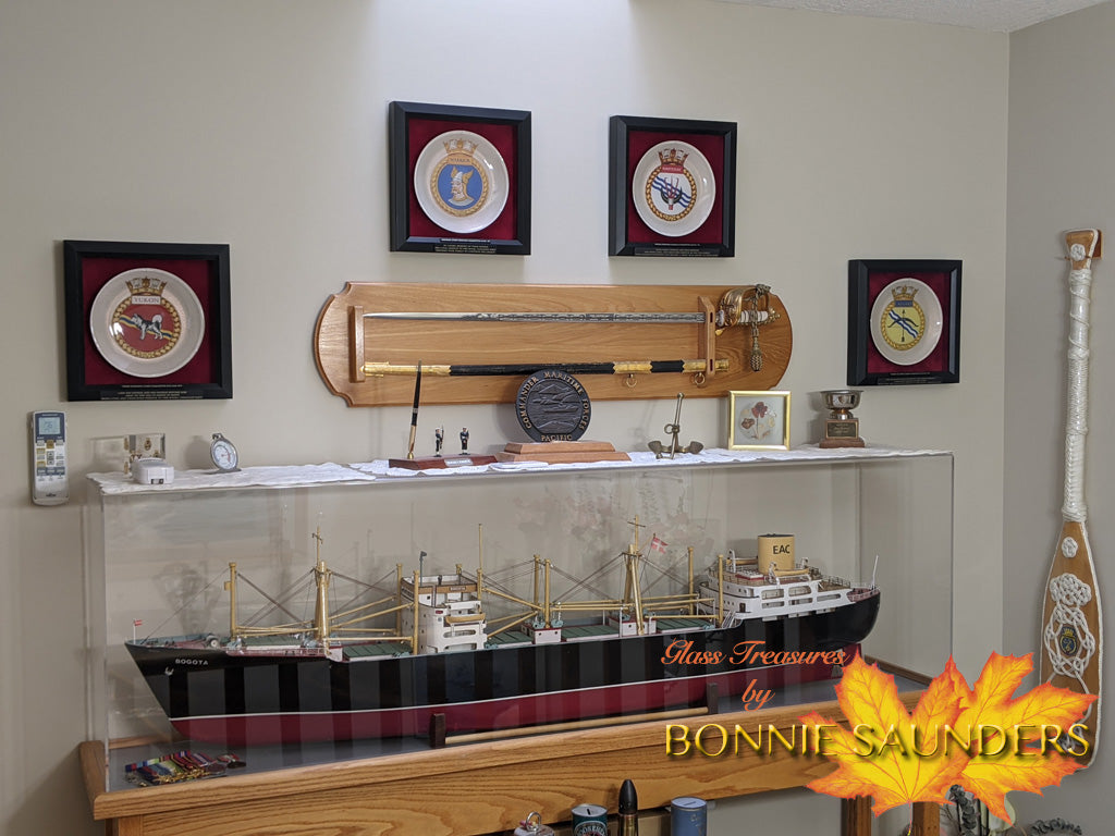 HMCS CORNWALLIS – Glass Treasures By Bonnie Saunders
