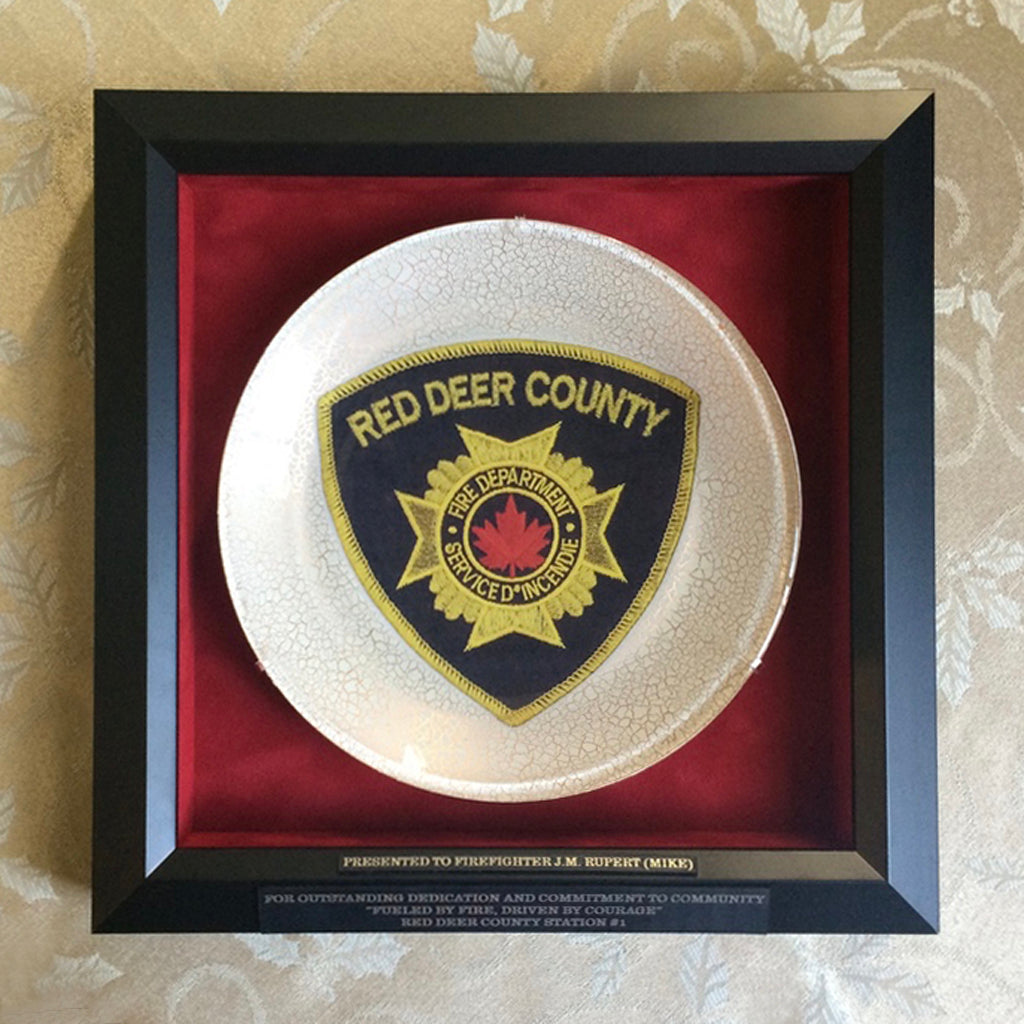 Red Deer County Fire Station 1 – Glass Treasures By Bonnie Saunders